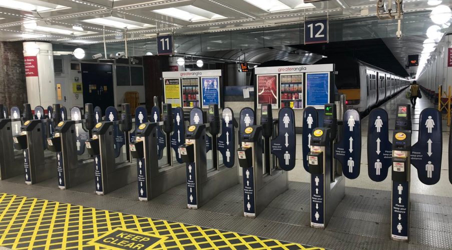 Station teams keep passengers moving safely during covid-19 - Network Rail