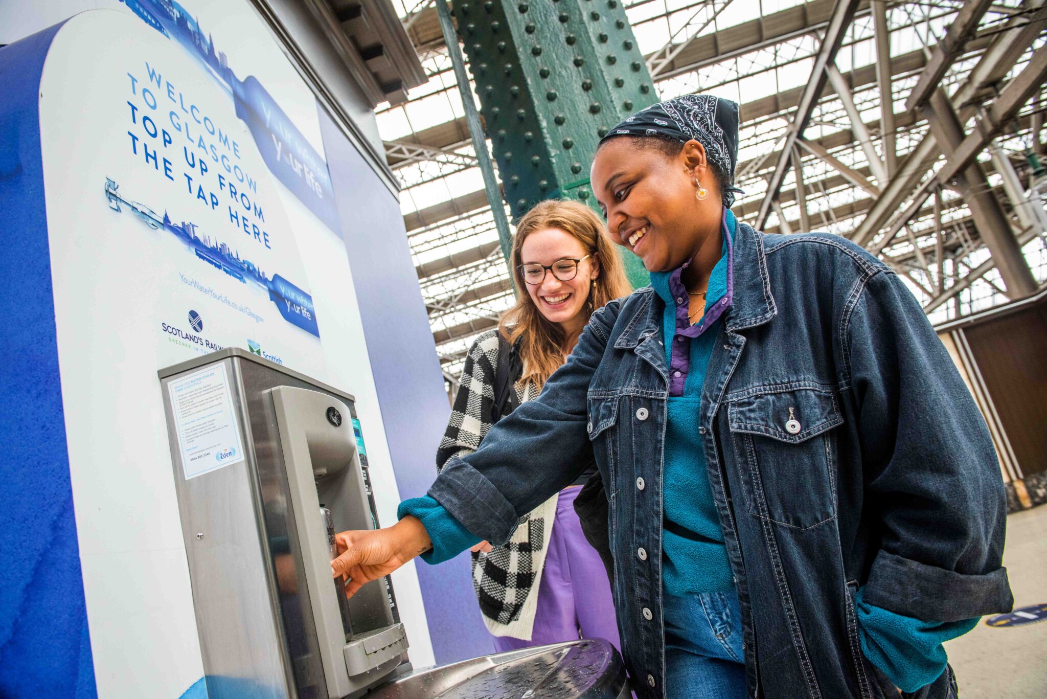 Free water fountains at our stations - Network Rail
