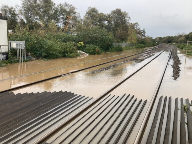 Six things that happened during Storm Ciarán - Network Rail