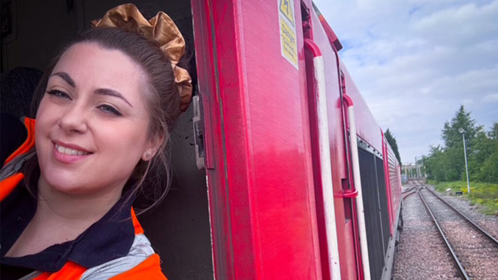 Q and A with a female freight train driver - Network Rail