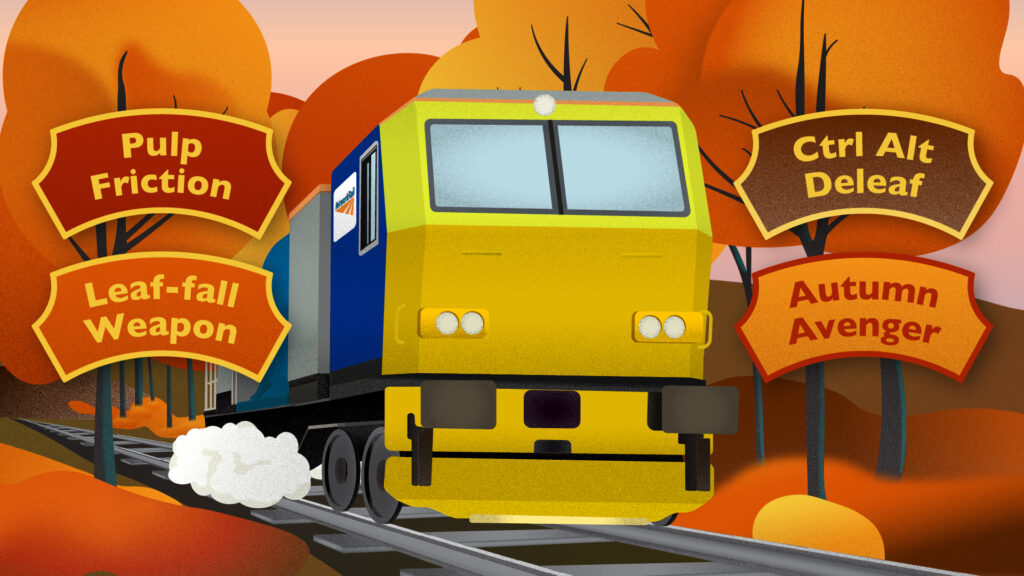 Can you help name one of our leaf-busting trains? - Network Rail
