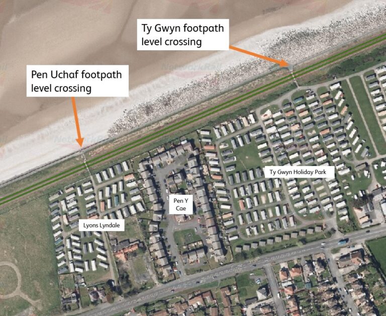 Pensarn Level Crossings - Network Rail