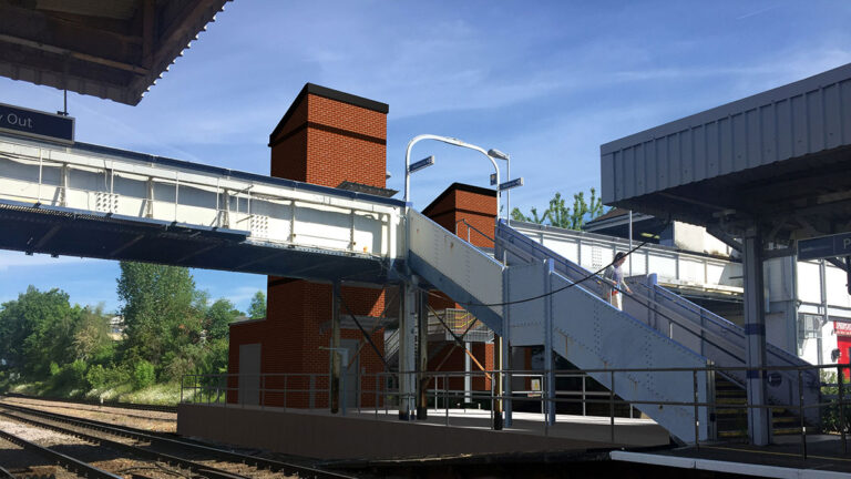 Petts Wood station footbridge refurbishment - Network Rail