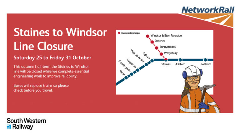 Staines to Windsor improvement work - Network Rail